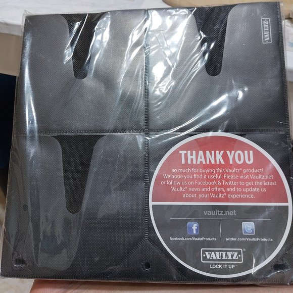 Vaultz | Storage & Organization | Vaultz Cd Dvd Binder Inserts Sleeves For Media Discs 5 Pages 4 ...